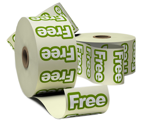 Stickers en etiketten op rol bestellen